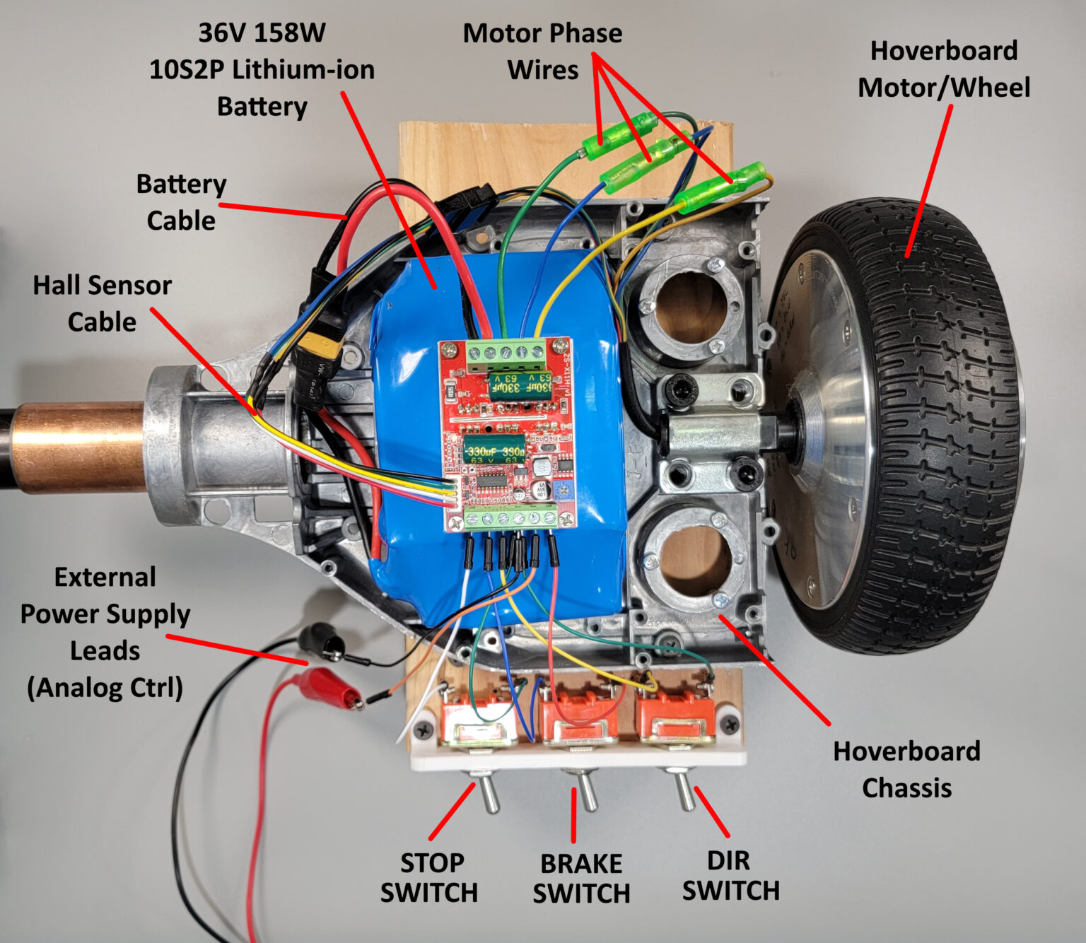 Easy Inexpensive Hoverboard Motor Driver - MAD-EE